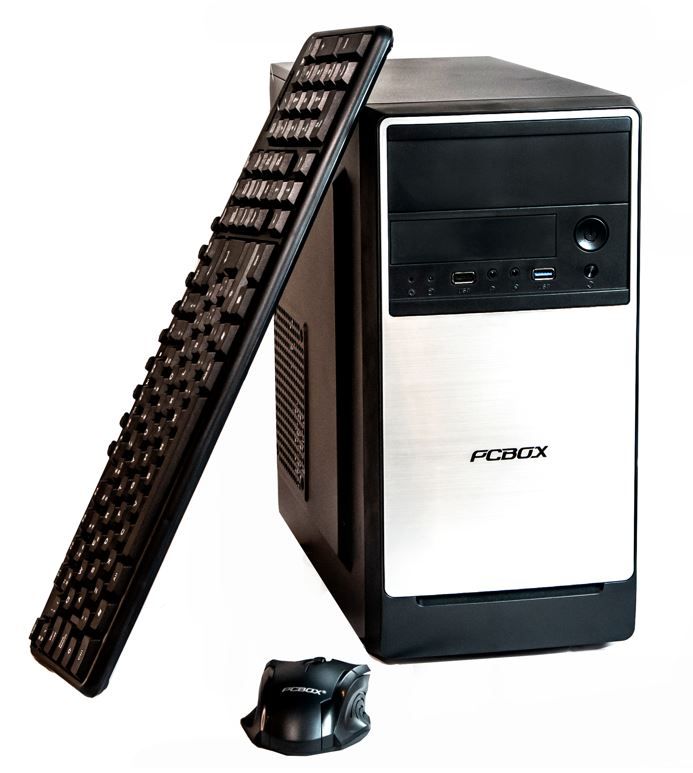 PC PCBOX AMD ATHLON 3000G 8GB SSD M2 240 GB SIN SISTEMA KIT TECLADO MOUSE